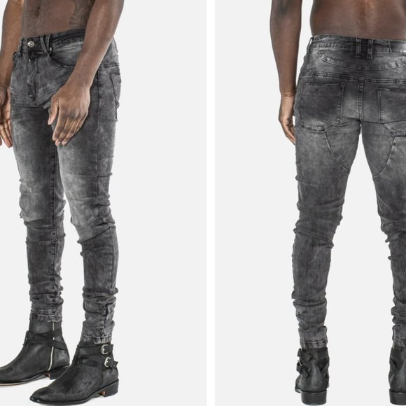 kollar | Jeans | Kollar Rockstar 23 Jeans Faded Vintage Black | Poshmark